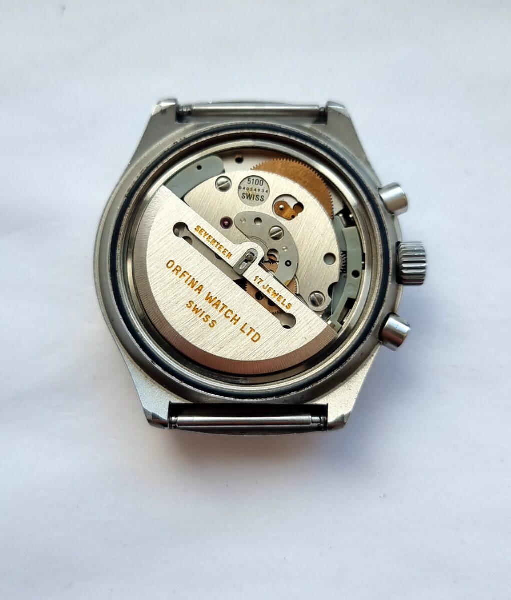 Rare Orfina 3H BUND ‘Military Chronograph’ Dial with Lemania 5100 ...